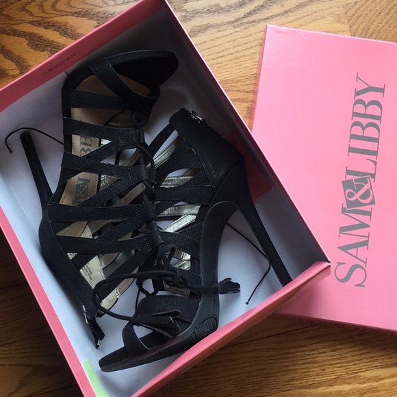 Sam & Libby | Shoes | Sam Libby Black Heels 85 | Poshmark